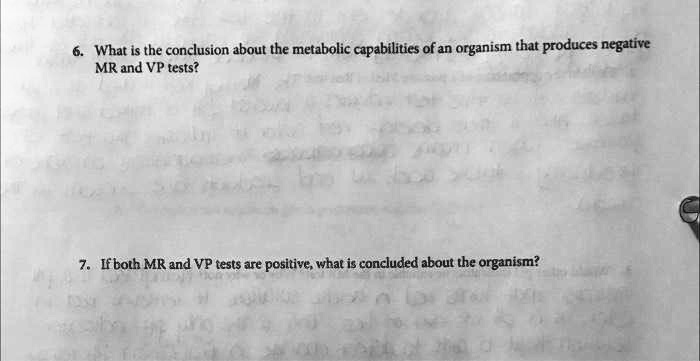 Microbiology Exercise 7: pg 108 6. What is the conclusion about the ...