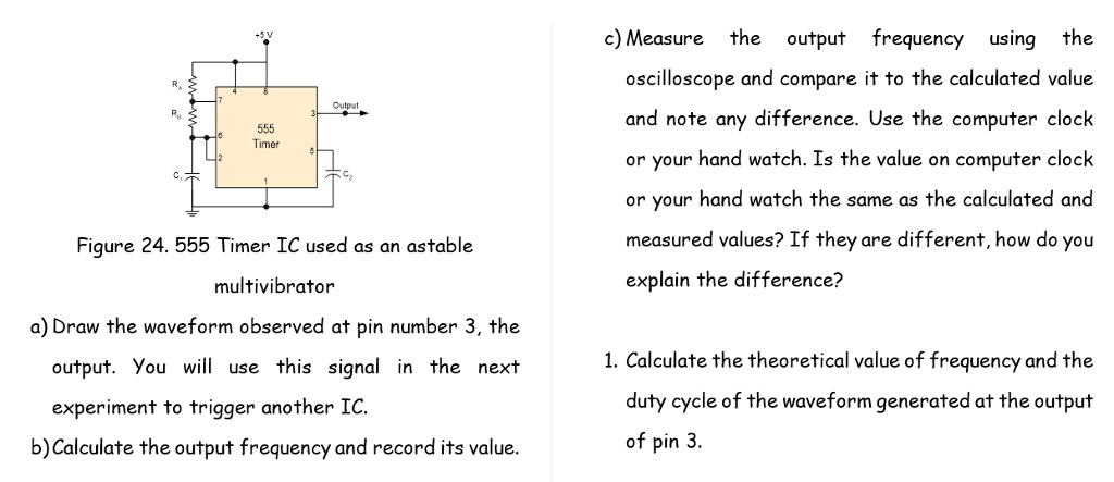 Output 555 Timer Figure 24. 555 Timer IC used as an astable ...