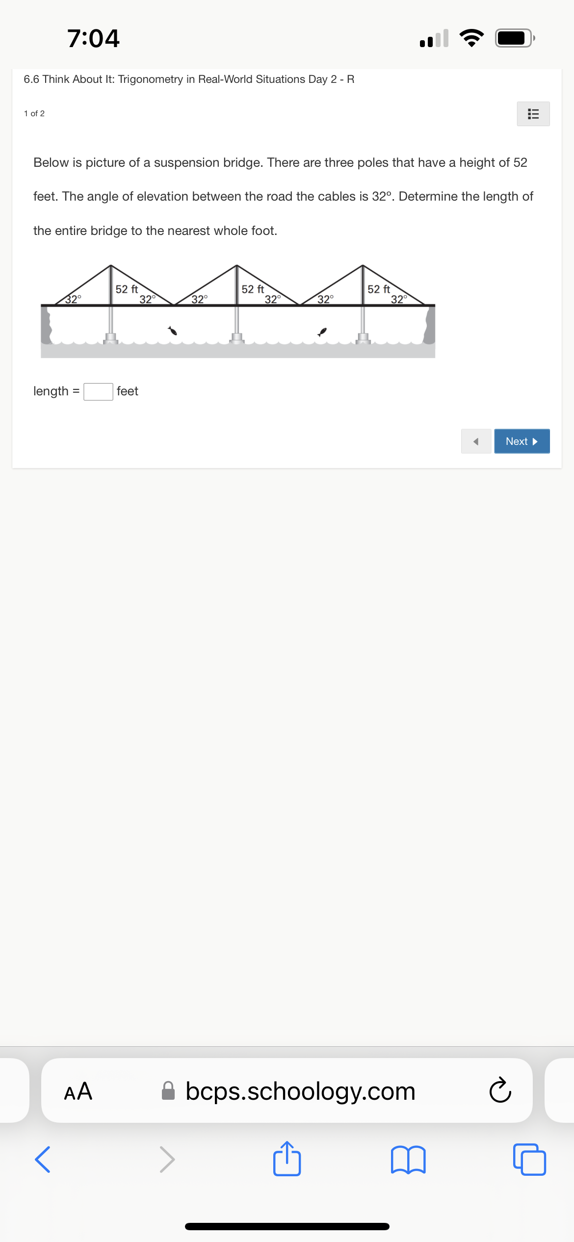 SOLVED: 7:04 6.6 Think About It: Trigonometry in Real-World Situations ...