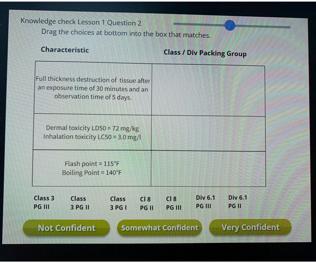 SOLVED: Knowledge check Lesson 1 Question 2 Drag the choices at the ...