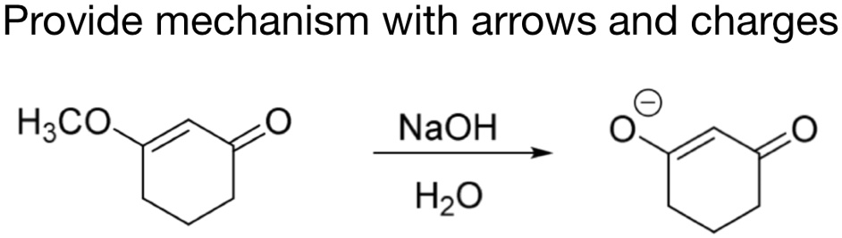 SOLVED: Provide mechanism with arrows and charges Provide mechanism ...
