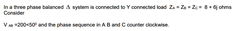 SOLVED: Draw the phasor diagram of the voltages (VAN, VBN, VCN, VAB ...