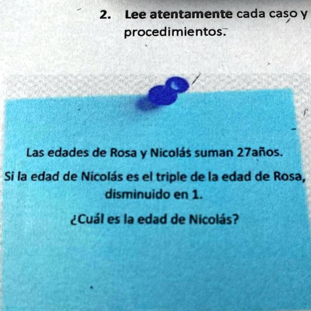 SOLVED: Ayudaaaaaaaaaa por faaaaa 2. Lee atentamente cada caso y ...