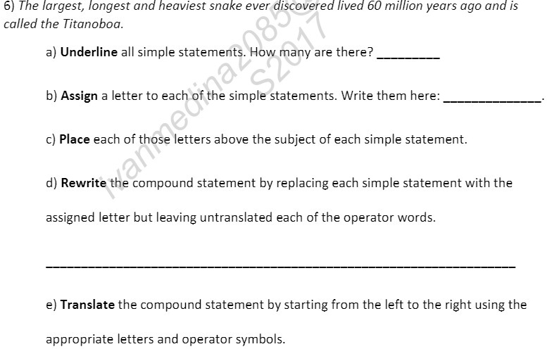 SOLVED: '6) The largest; longest and heaviest snake ever discovered ...