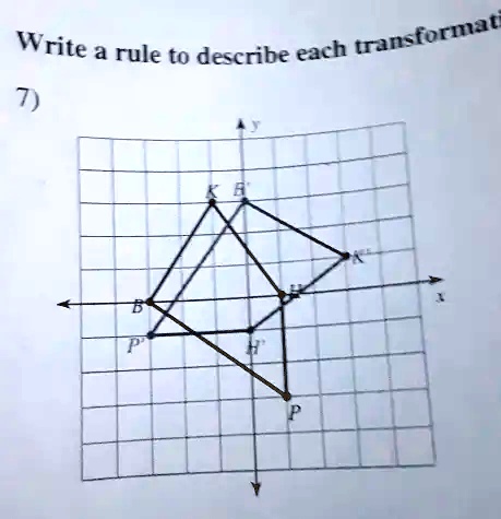SOLVED: Write tranformat a rule to describe each