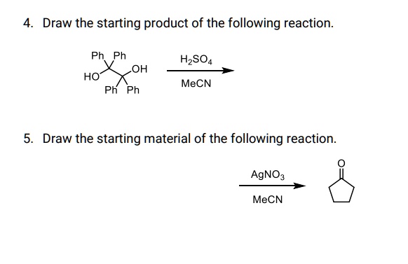 SOLVED: Draw the starting product of the following reaction: Ph OH HO ...