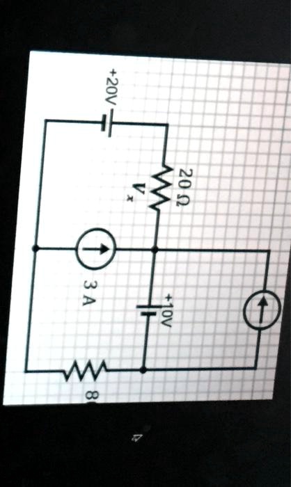 SOLVED: in the circuit below find the value of Vx SOLVED: in the circuit below find the value of Vx