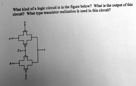 SOLVED: VLSI What kind of a logic circuit is in the figure below? What is the output of this ...
