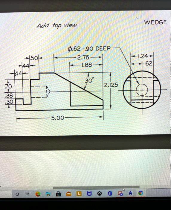 SOLVED: draw a solid model in autocad of this given object. set visual ...