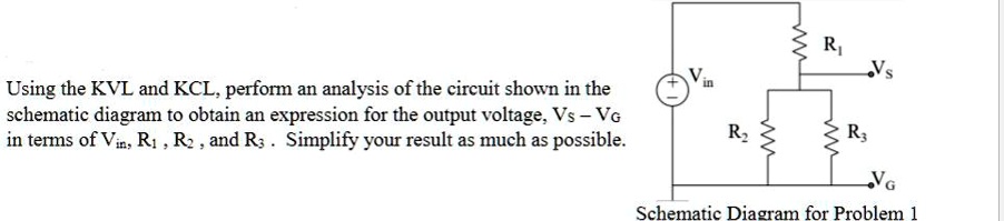 SOLVED: KVL = Kirchhoff's voltage law KCL = Kirchhoff's current law Ix = âˆš(S) Using the KVL ...