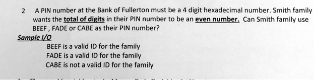 SOLVED: Please program it in assembly language. A PIN number at the ...