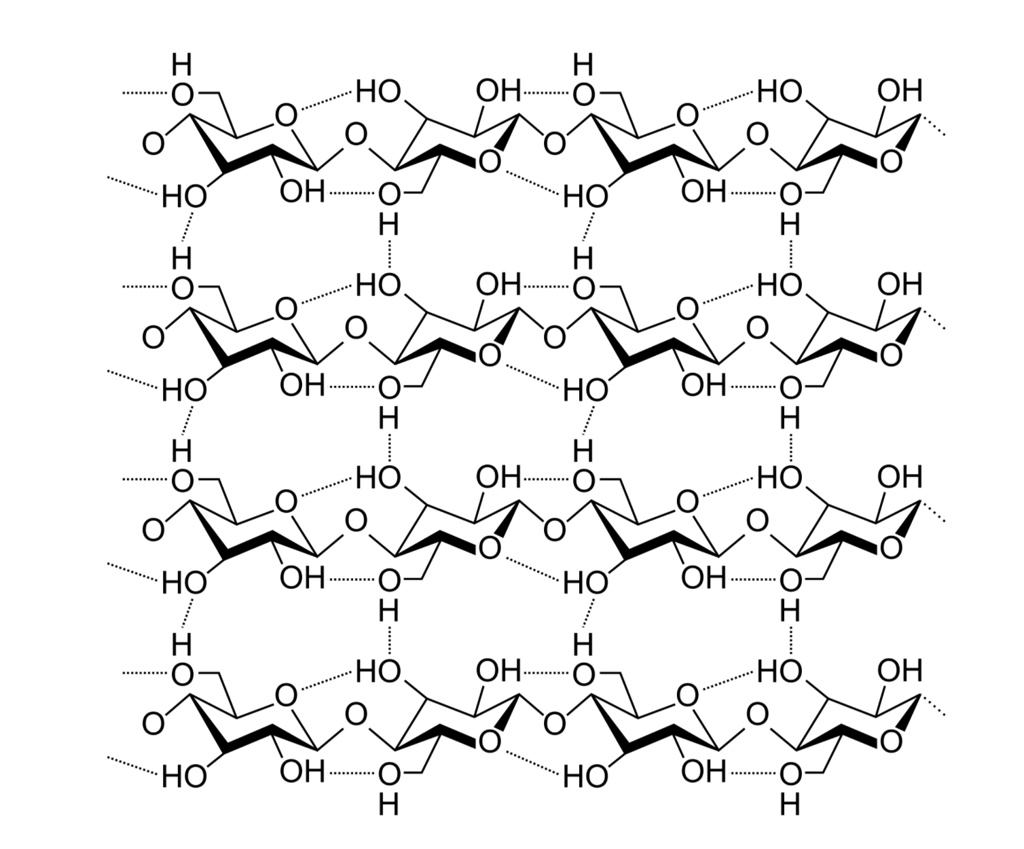 cellulose shown below is a polysaccharide form from repeating units of ...