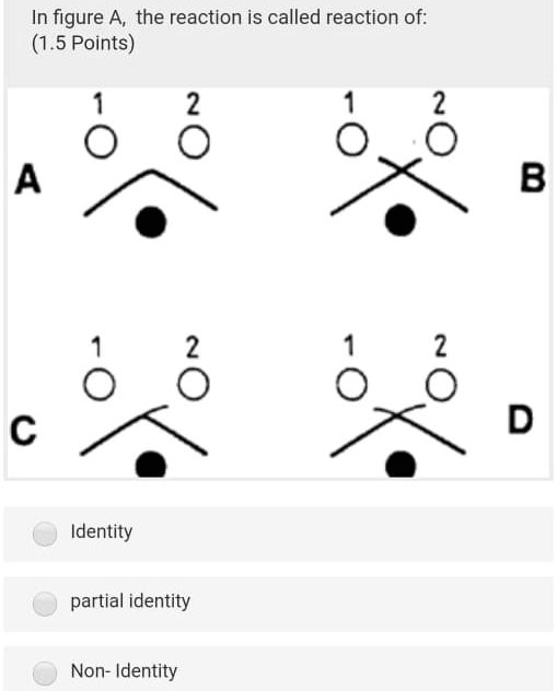SOLVED: In figure A, the reaction is called reaction of: (1.5 Points) 2 ...