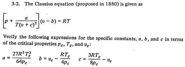 SOLVED: Principles of thermodynamics chapter 3 Jui Sheng Hsich 3-2. The ...
