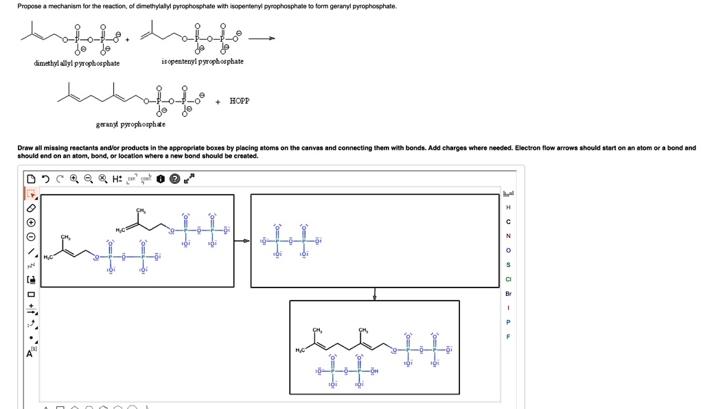 SOLVED: Texts: Propose a mechanism for the reaction of dimethylallyl ...