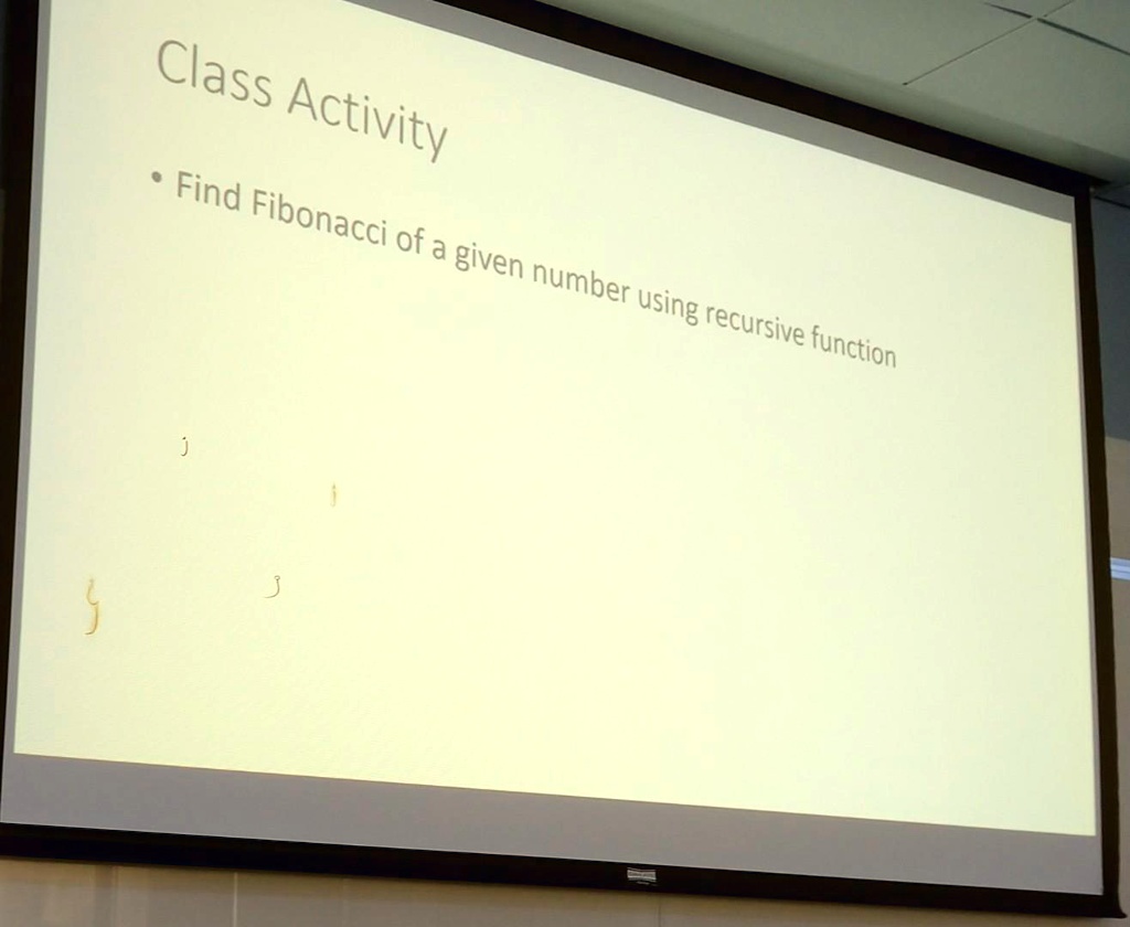 Solved In Javascript Please Class Activity Find Fibonacci Of A Given Number Using Recursive