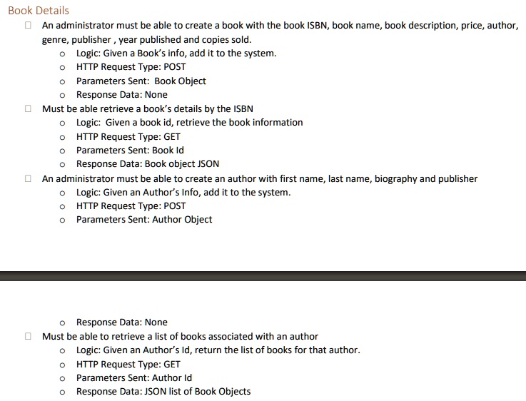 SOLVED: UML Class Diagram for Book Details (Bookstore API) The class ... SOLVED: UML Class Diagram for Book Details (Bookstore API) The class ...