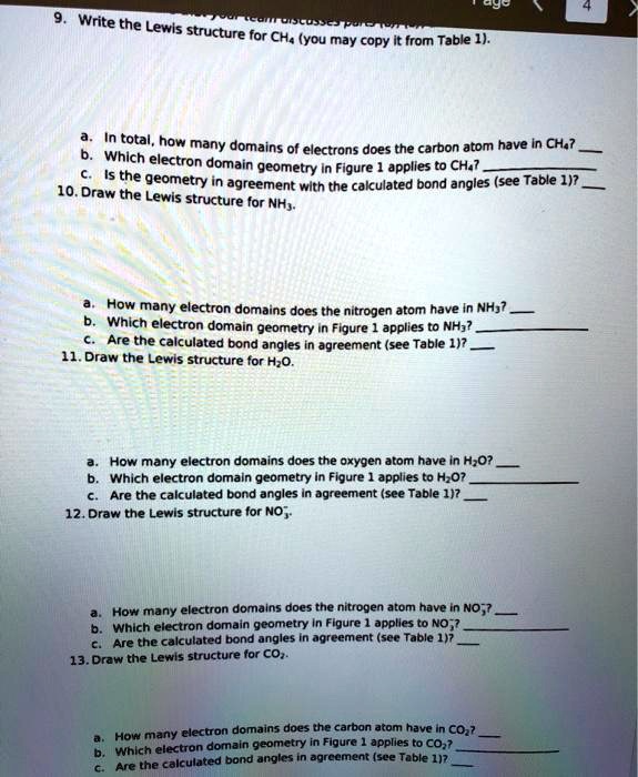 SOLVED: Write " the Lewis structure for Cha" (you may cOpy It from ...