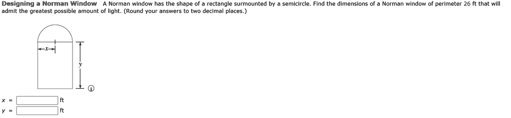 designing normman wvindow norman window has the shape rectangle ...