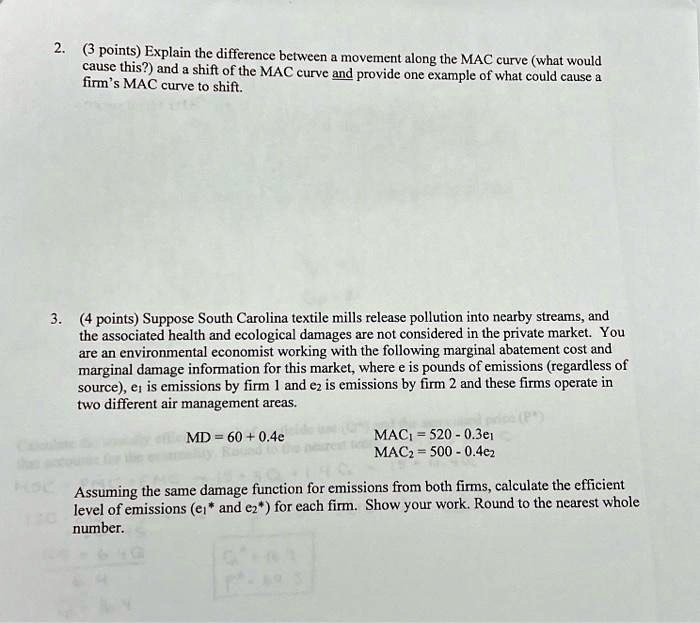 23 points explain the difference between a movement along the mac curve ...