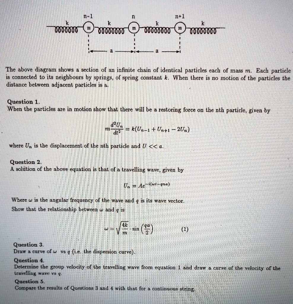 question 3question 4 and question 5 only n 1 n n1 k the above diagram shows a section of an ...