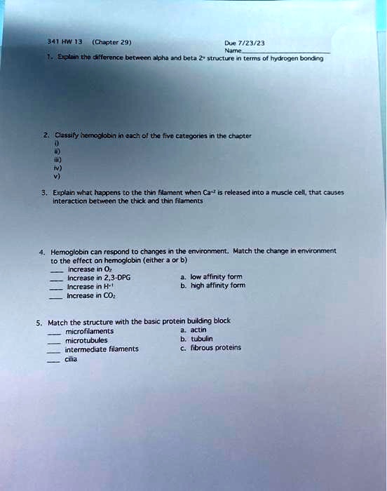 SOLVED: 1. Please explain the difference between alpha and beta 2 structure in terms of hydrogen ...