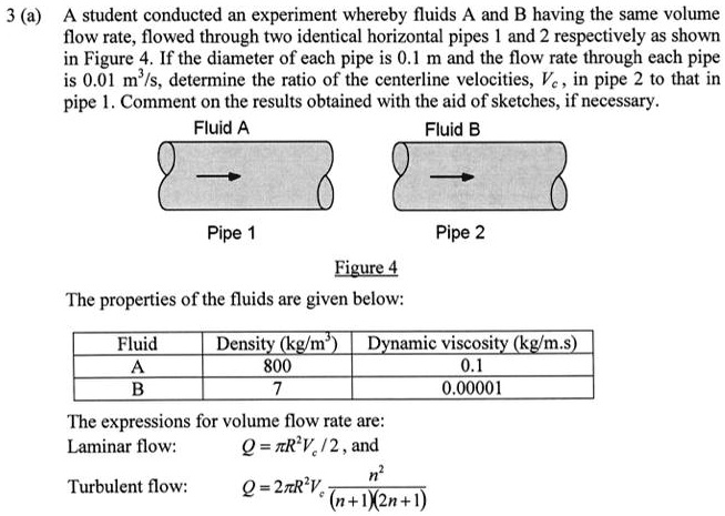 VIDEO solution: A student conducted an experiment whereby fluids A and B, having the same volume ...