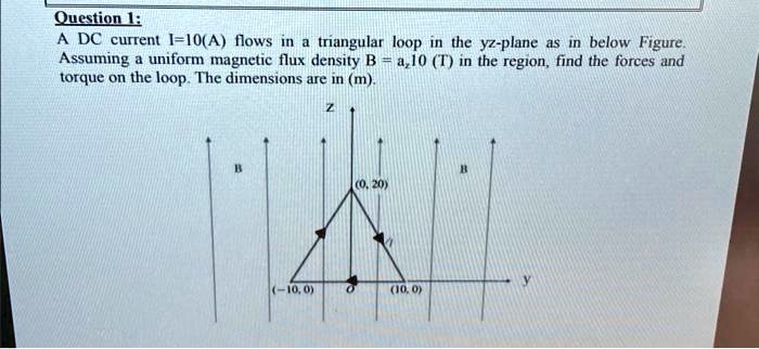 SOLVED: Texts: EMERGENCY (acil vaktim yok) Question 1: A DC current I = 10A flows in a ...