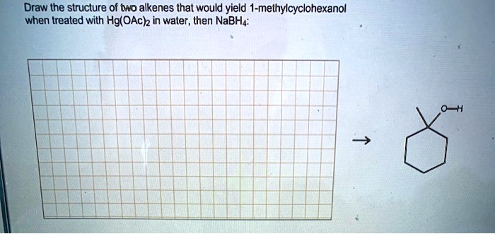 SOLVED: Draw (he structure of to alkenes that would yield 1 ...