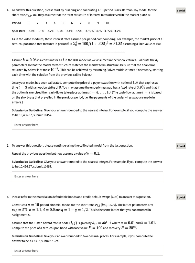 1. To answer this question, please start by building and...