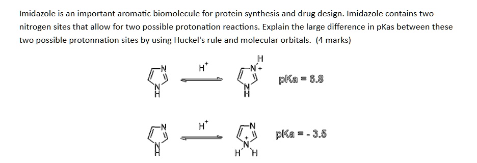 imidazole is an important aromatic biomolecule for protein synthesis ...