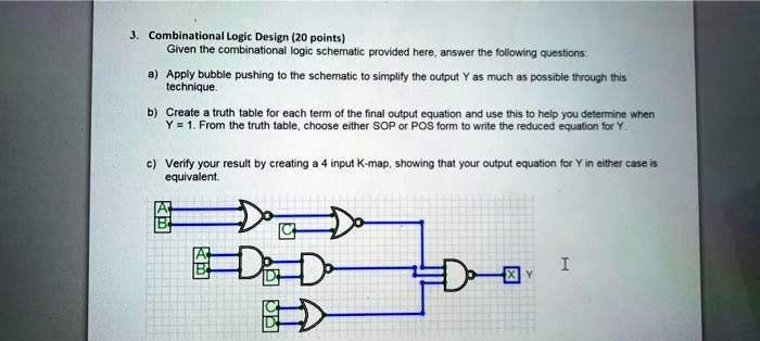 Video Solution 3 Combinational Logic Design 20 Points Given The Combinational Logic 8633