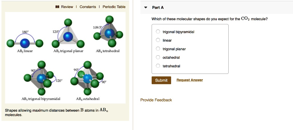 SOLVED: Review Constants Periodic Table Part A Which of these molecular ...