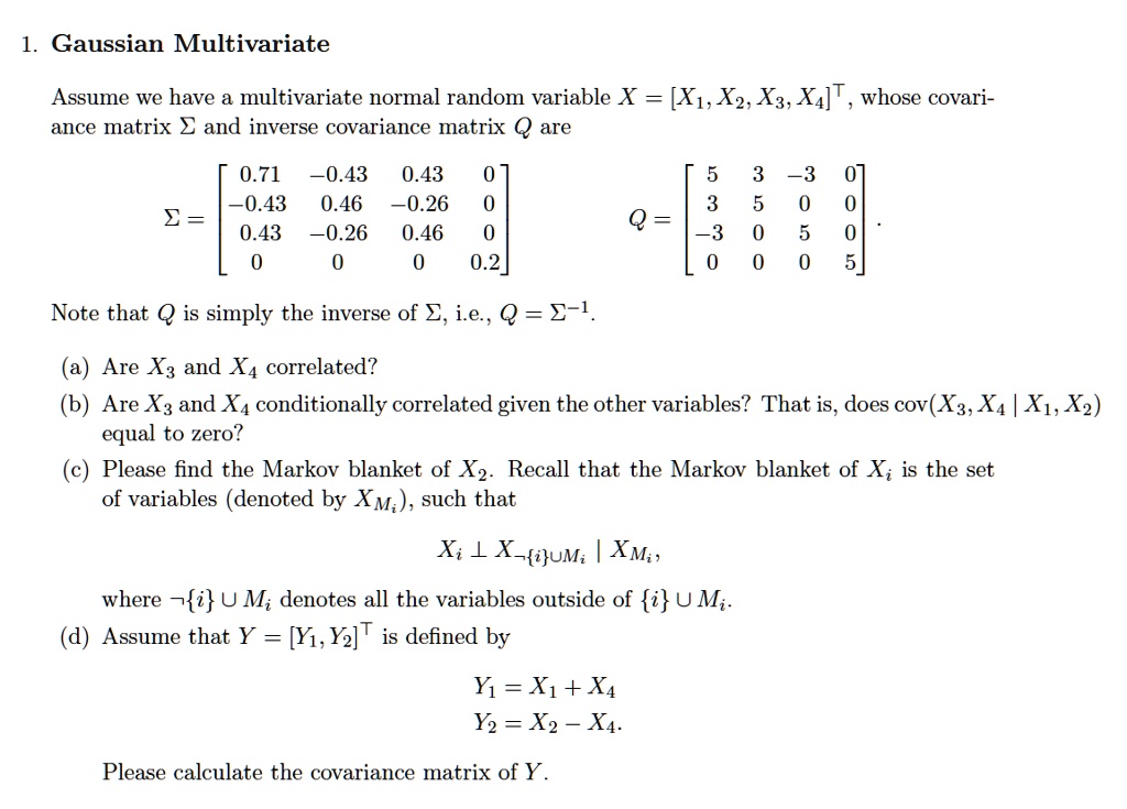 Title: Gaussian Multivariate: Exploring Correlation and Covariance Assume we have a multivariate ...
