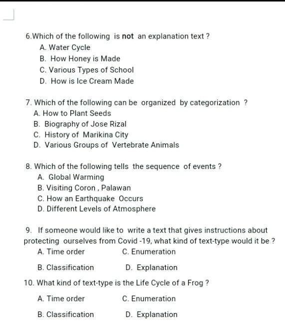 pls help me this is fore grade 5 stodent 6 which of the following is ...