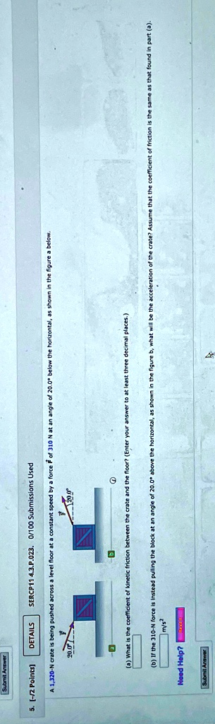 given tau fracsomega sqrtz s a 1320 n crate is being pushed across a ...