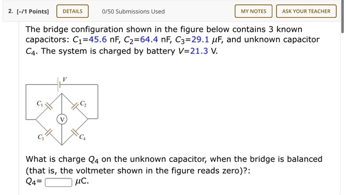 SOLVED: [-/1 Points] DETAILS 0/50 Submissions Used MY NOTES ASK YOUR ...