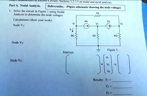 Part A. Nodal Analysis. Electric Circuits, Sections 3.2-3.5 on nodal and mesh analysis ...