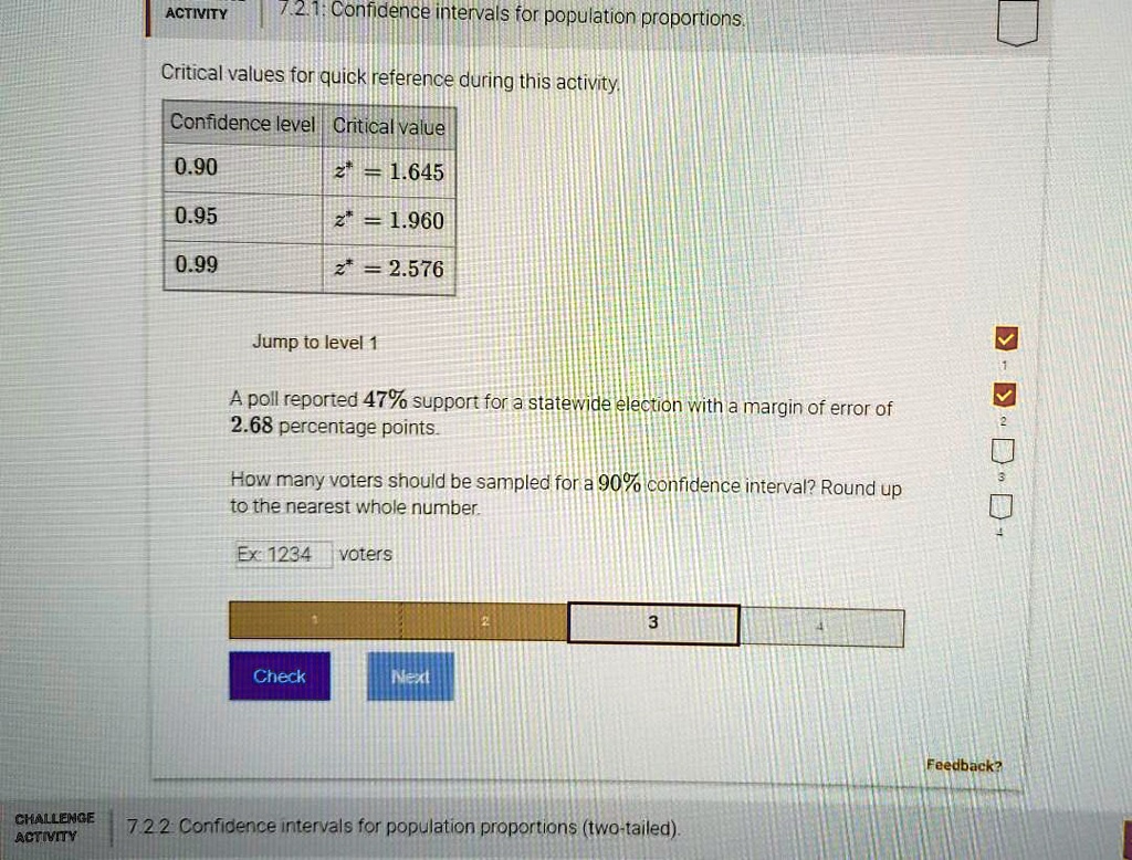 activity 721 confidence intervals for population proportions critical ...