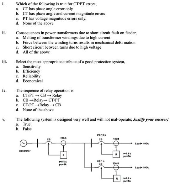 SOLVED: Texts: Can you please solve these 5 MCQ questions? i. Which of the following is true for ...