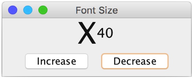 Solved A Write The Java Program To Display Font Sizes It Should Have â— A Label For The