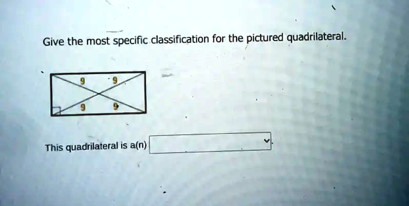 Give the most specific classification for the pictured quadrilateral: This quadrilateral is aln)