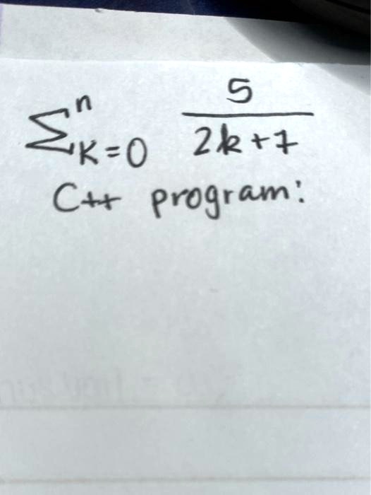 Video Solution C Program That Reads In The Integer N As The Upper Limit Of The Summation