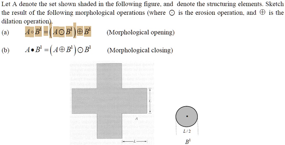Let A denote the set shown shaded in the following figure, and denote ...