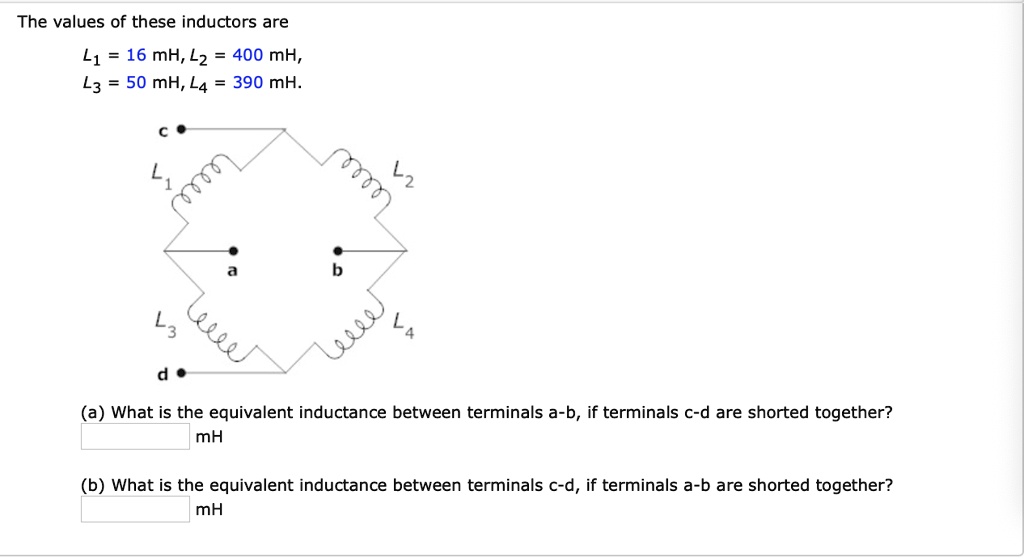 The values of these inductors are L1 = 16 mH, L2 = 400 mH, L3 = 50 mH ...