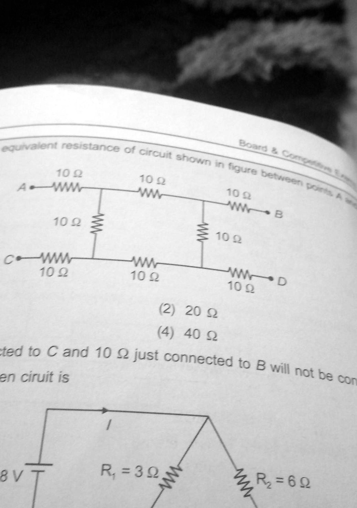 SOLVED: Board Competitive Exam, 36. What will be the equivalent ...