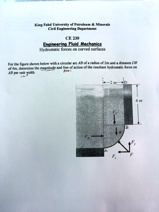SOLVED: King Fahd University of Petroleum Minerals Civil Engineering ...