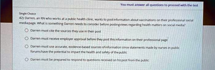 texts you must answer all questions to proceed with the test single ...