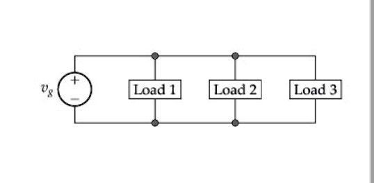 SOLVED: The three loads in the circuit in the figure can be described ...