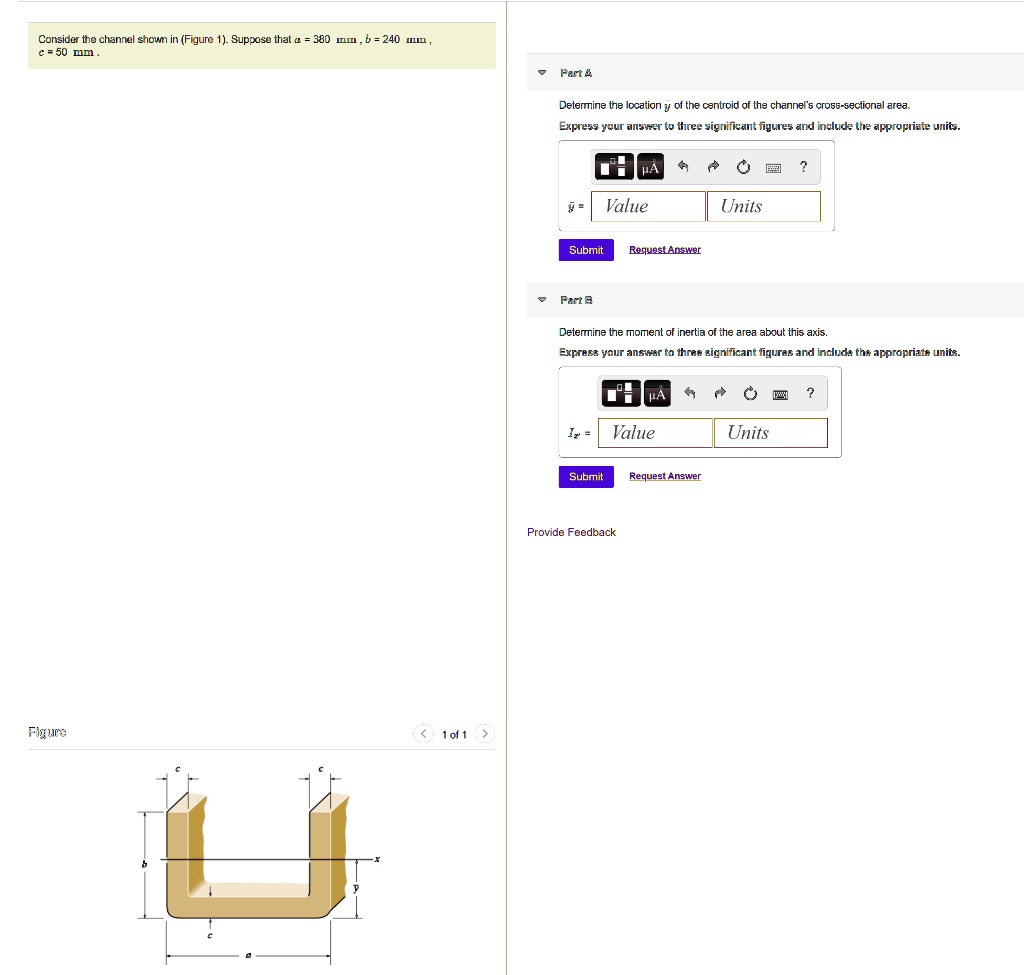Consider the channel shown in (Figure 1). Suppose that h = 380 mm, b ...